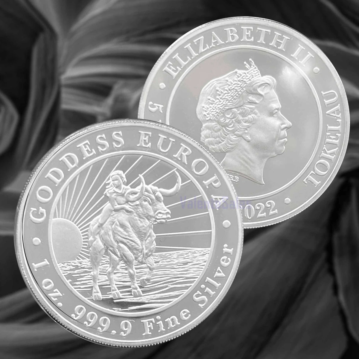2022 Tokelau Goddess Europa Silver Coin ( 1 Troy Ounce ) – Arkjunction ...