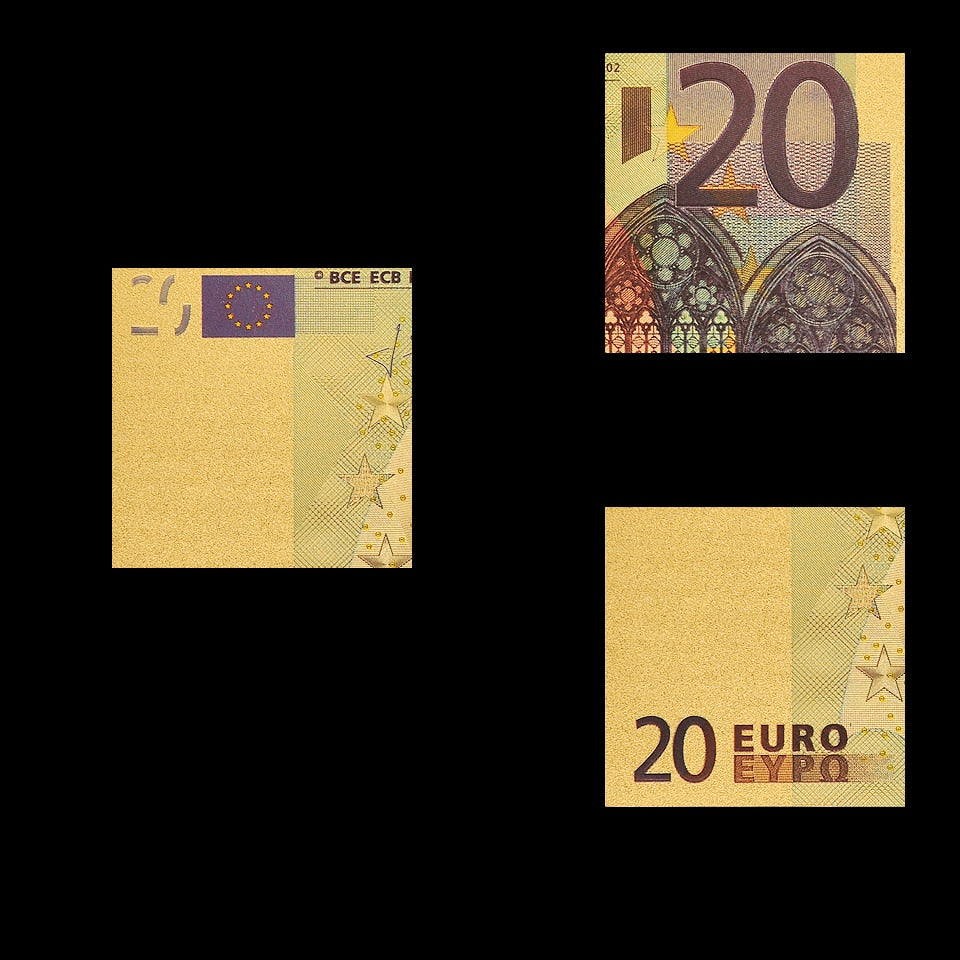 Euro Gold Foil Banknote Note – Arkjunction Official