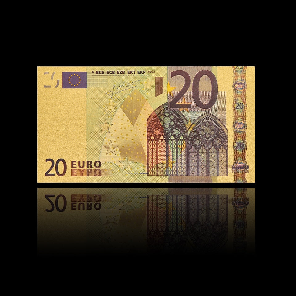 Euro Gold Foil Banknote Note – Arkjunction Official